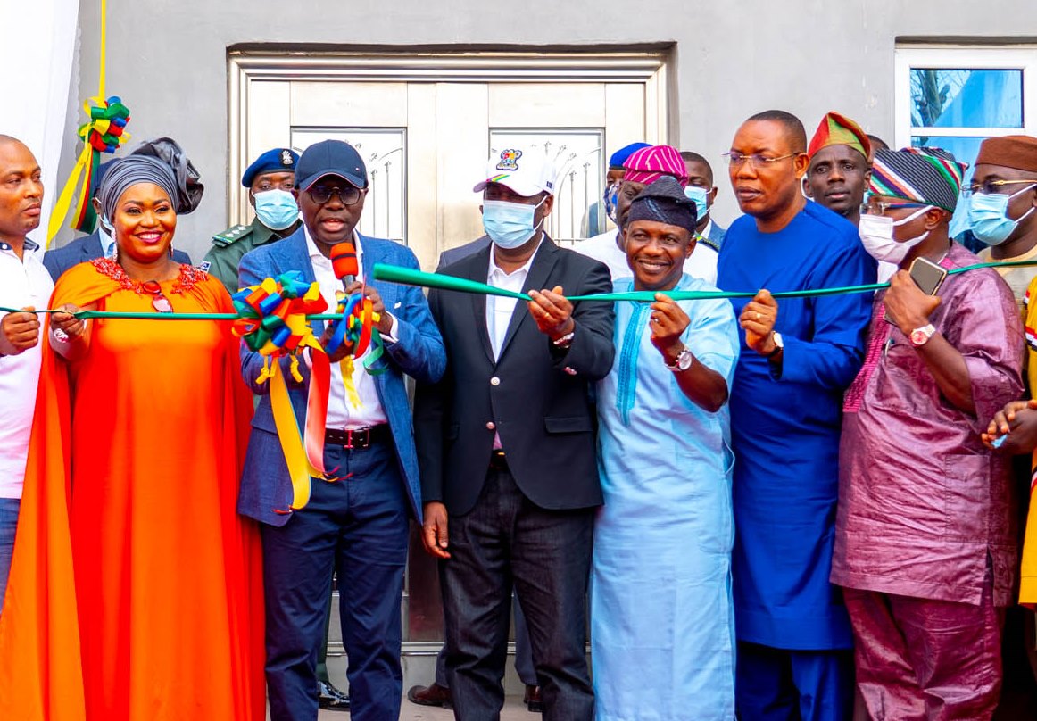 Pictures: Sanwo-Olu commissions the Ikoai-Isheri office complex and ...