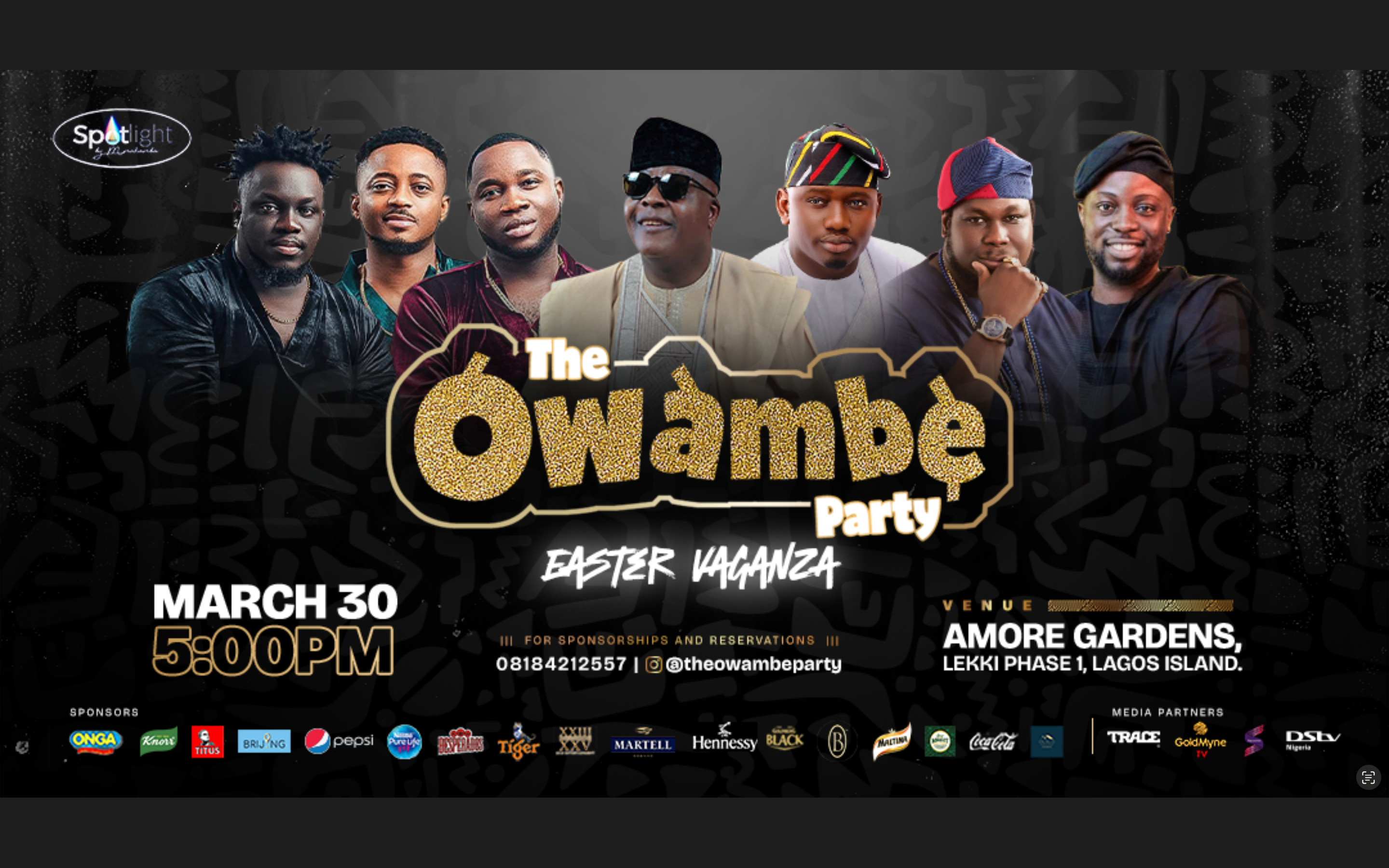 Shina Peters, Segun Johnson to Headline The Owambe Party #EasterVaganza ...