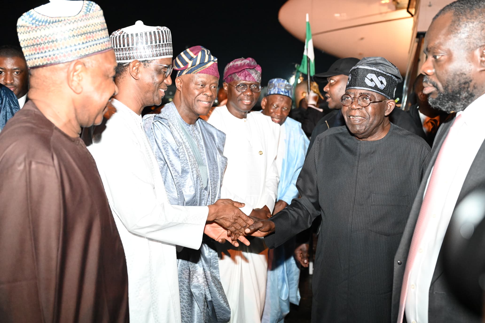 Photo News President Tinubu Returns To Abuja Encomium