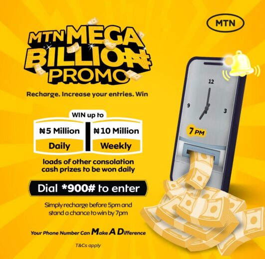 Over 5000 Nigerians to Win Cash Prizes in MTN’s Mega Billion Promo ...